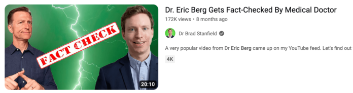 埃里克·柏格 医生/Dr. Eric Berg | 重返人生