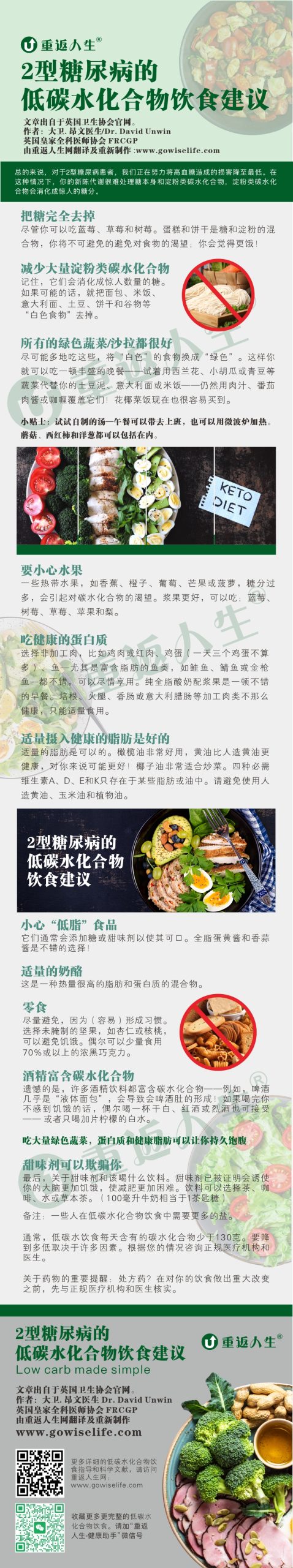 大卫·昂文医生和他的糖勺表 / Dr. David Unwin & Sugar Infographics | 重返人生